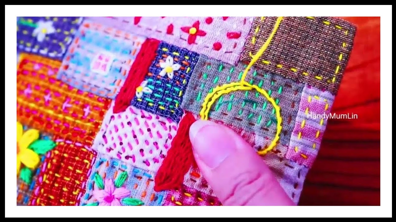 Using scraps of worthless fabric to make something precious - YouTube