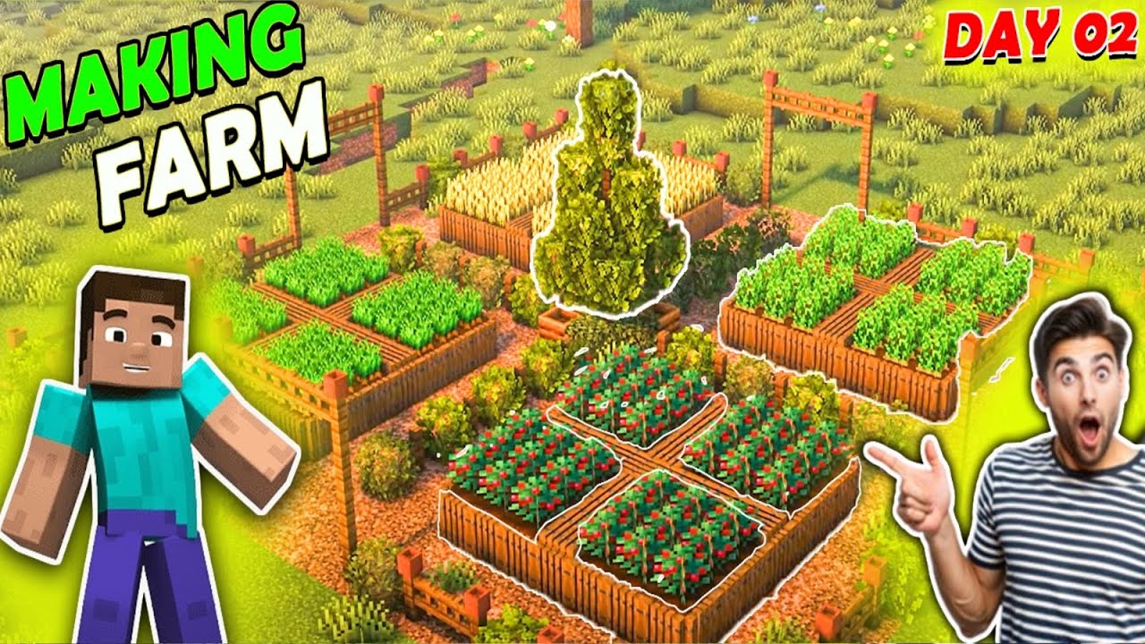 I Am Making a Giant Farm For Villagers [ 30 Days 30 videos challenge ...