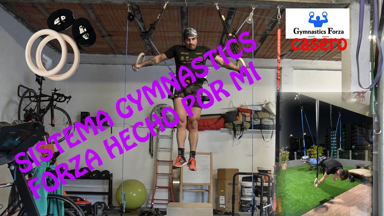 SISTEMA GYMNASTICS FORZA CASERO (HECHO POR MI) - YouTube