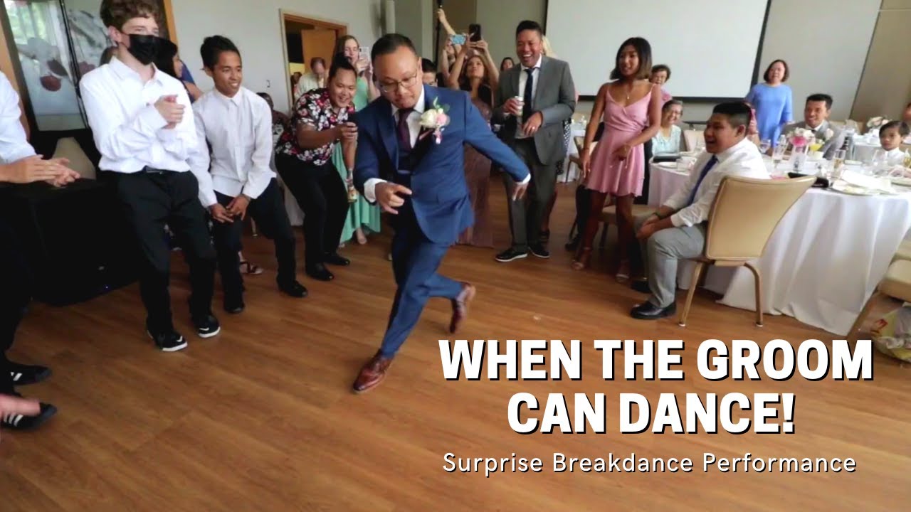 Groom Shocks Audience With Breakdance Performance At His Wedding! - YouTube