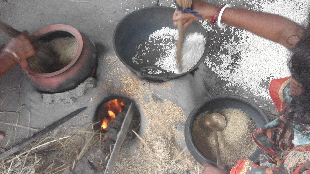 How to make Puffed Rice, (মুড়ি), Muri Recipe - YouTube