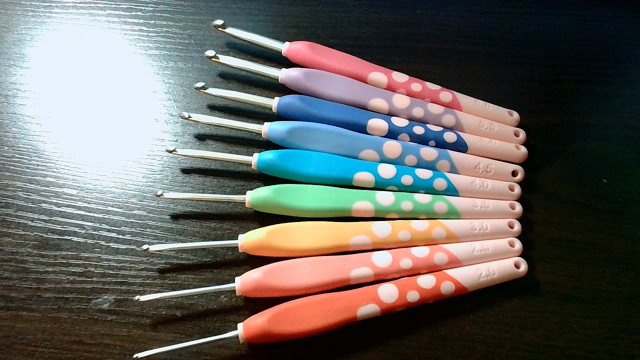Happy mail. Dots crochet hook set. OMG you guys need these in your life ...