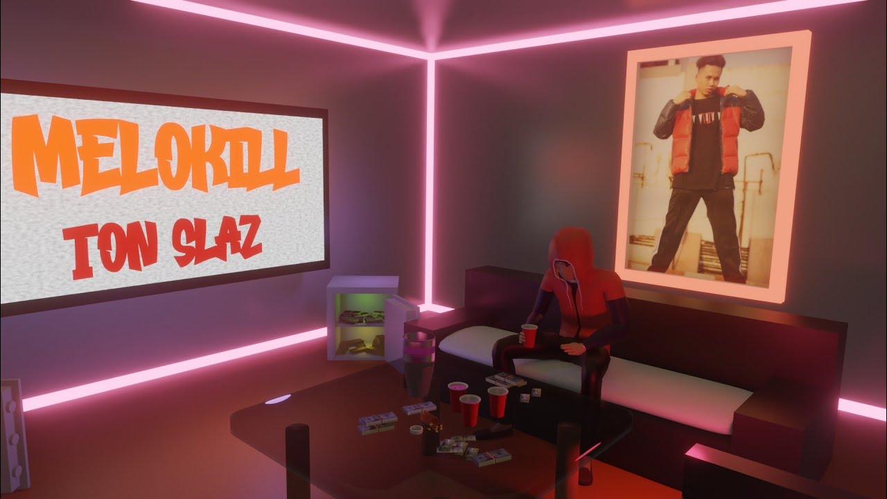 TON SLAZ - GO HARD FEAT. 14 YOUNG ( OFFICIALS VISUALIZER ) - YouTube