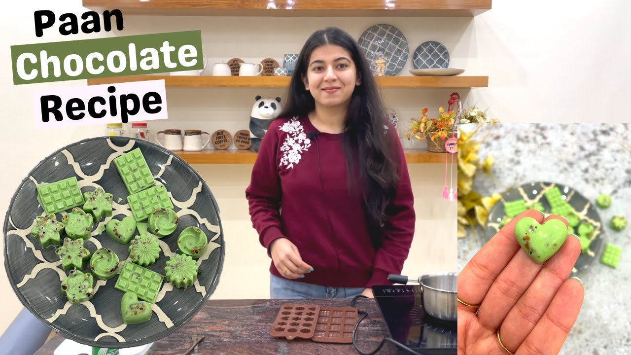 Paan Chocolate Recipe | Make Paan Chocolate with me | Cute Mini Paan ...