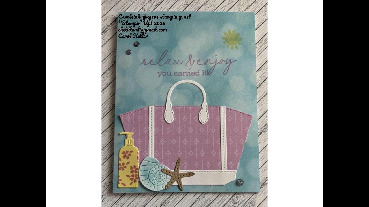 Notes & Totes Card Stampin' Up! - YouTube
