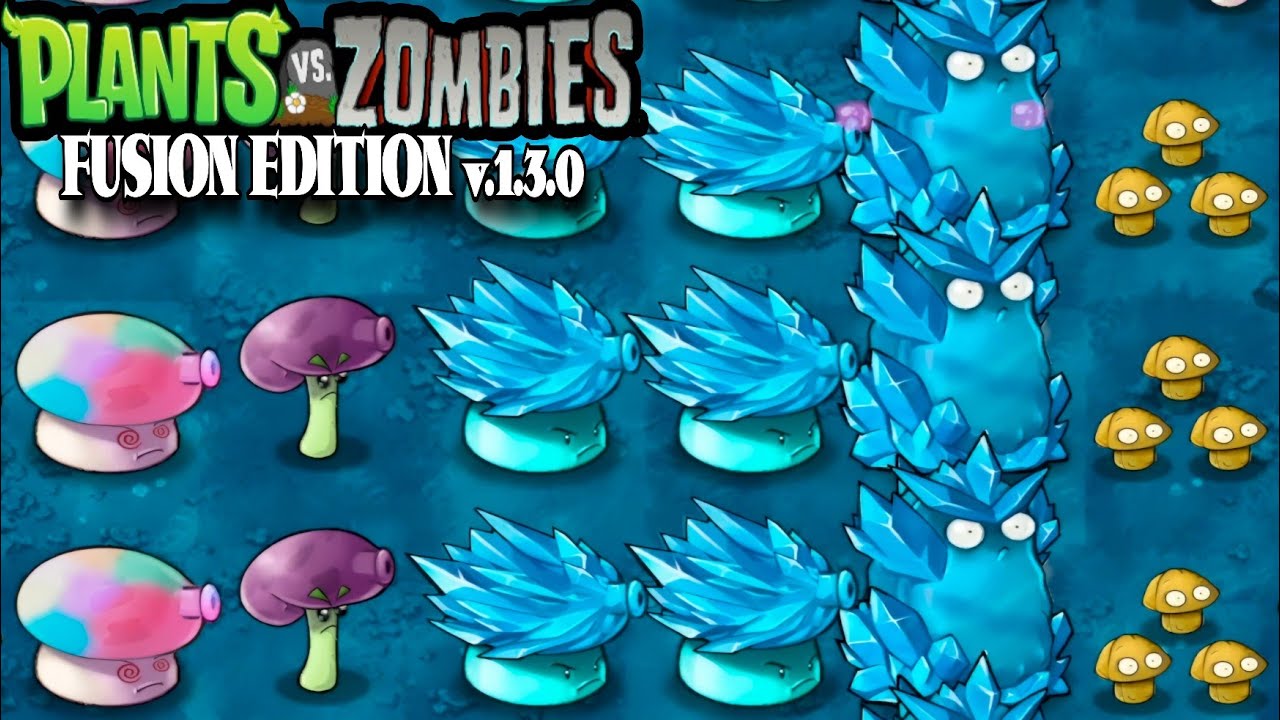 Ice Fume Shroom x Ice TallNut vs Zombies | PvZ Fusion v.1.3.0 Super ...