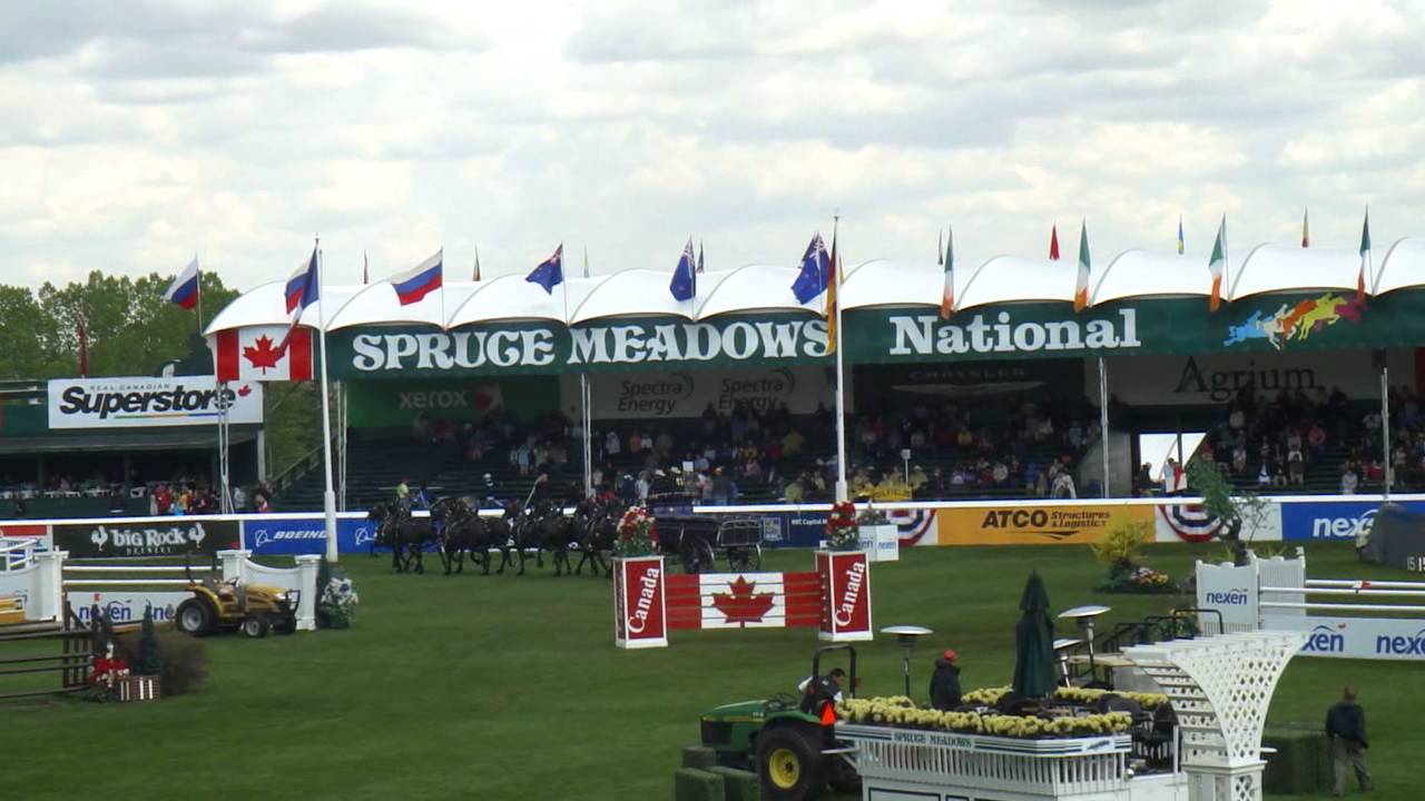 Spruce Meadows National 2011 - Jackson Fork Ranch Eight Horse Hitch HD ...