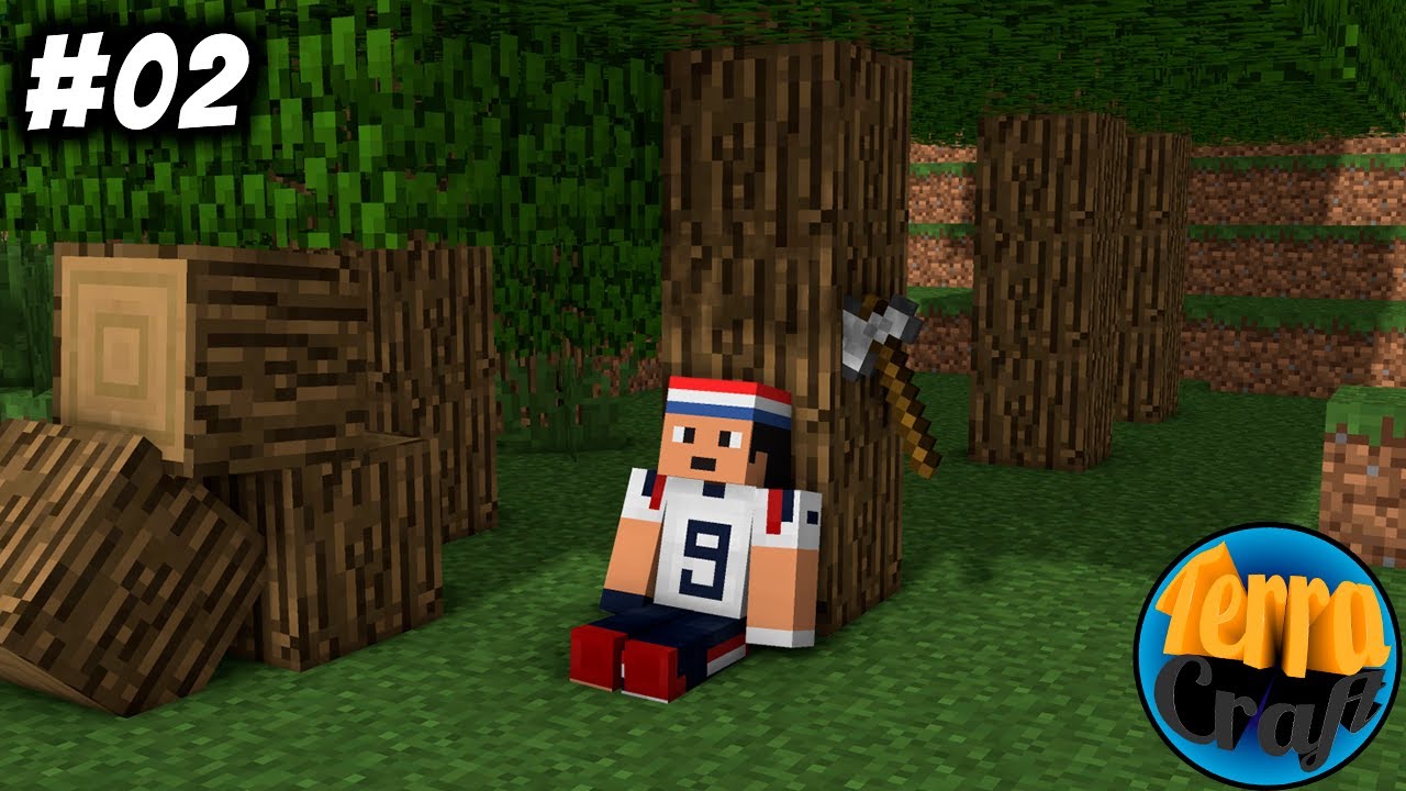 Avanzando nuestras tierras en terracraft | TerraCraft Ep 02 ⛏ - YouTube