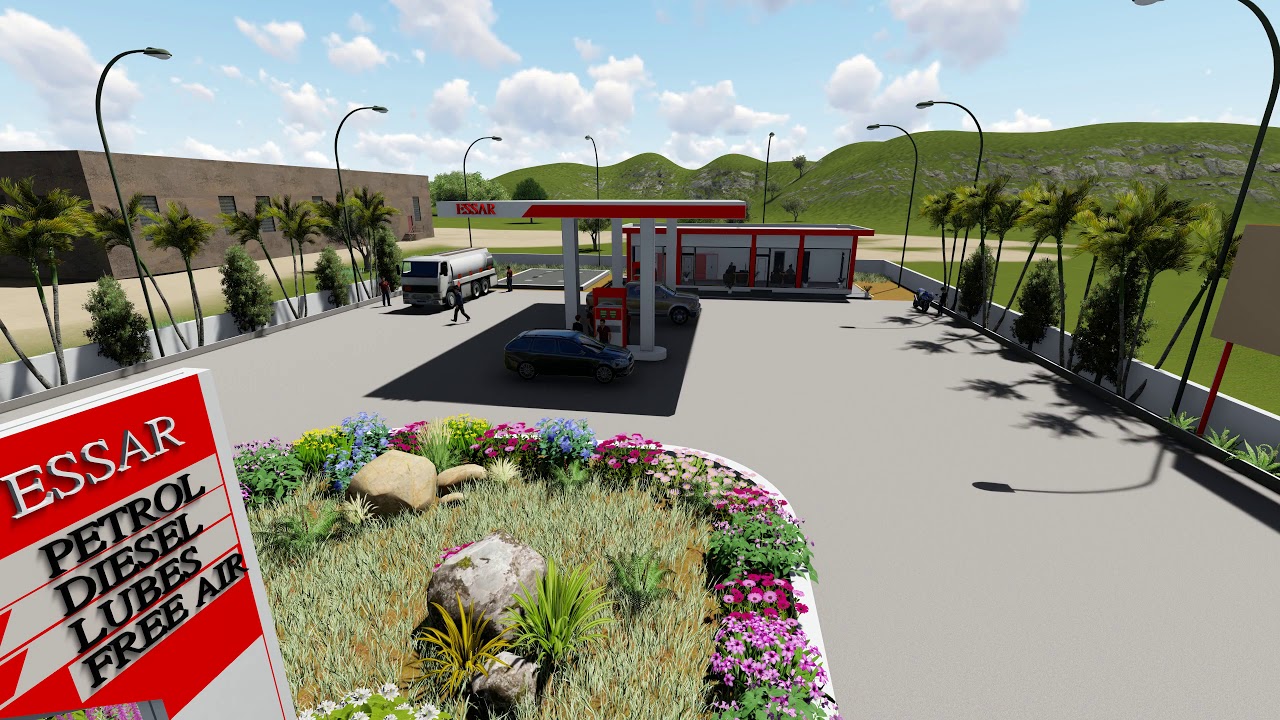 Design and walk-through of a petrol pump (Gas station). - YouTube