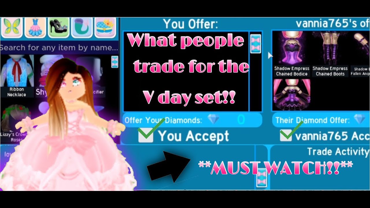 *SHADOW EMPRESS SET?!* What people trade for the Darling Valentine set ...