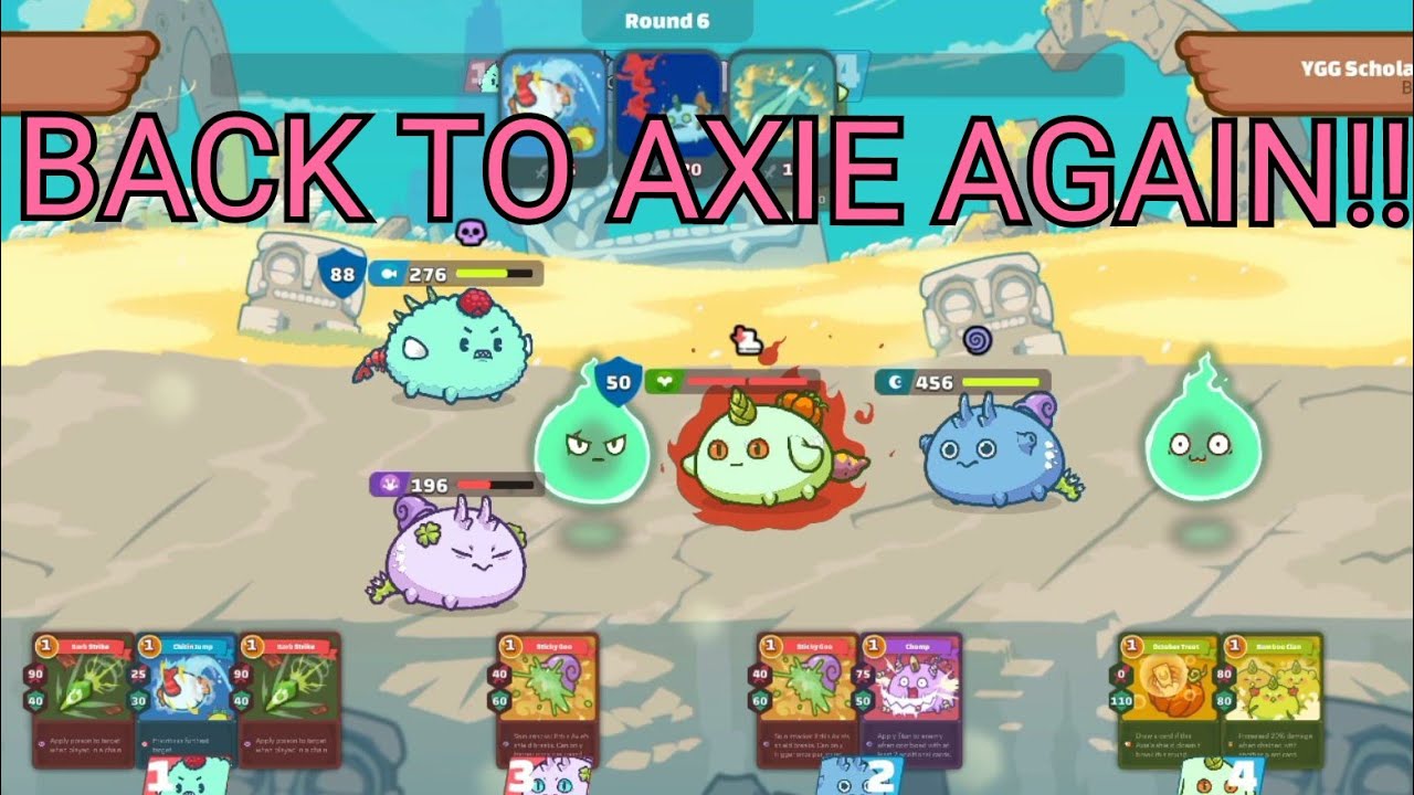 Back to Axie Again!! - YouTube