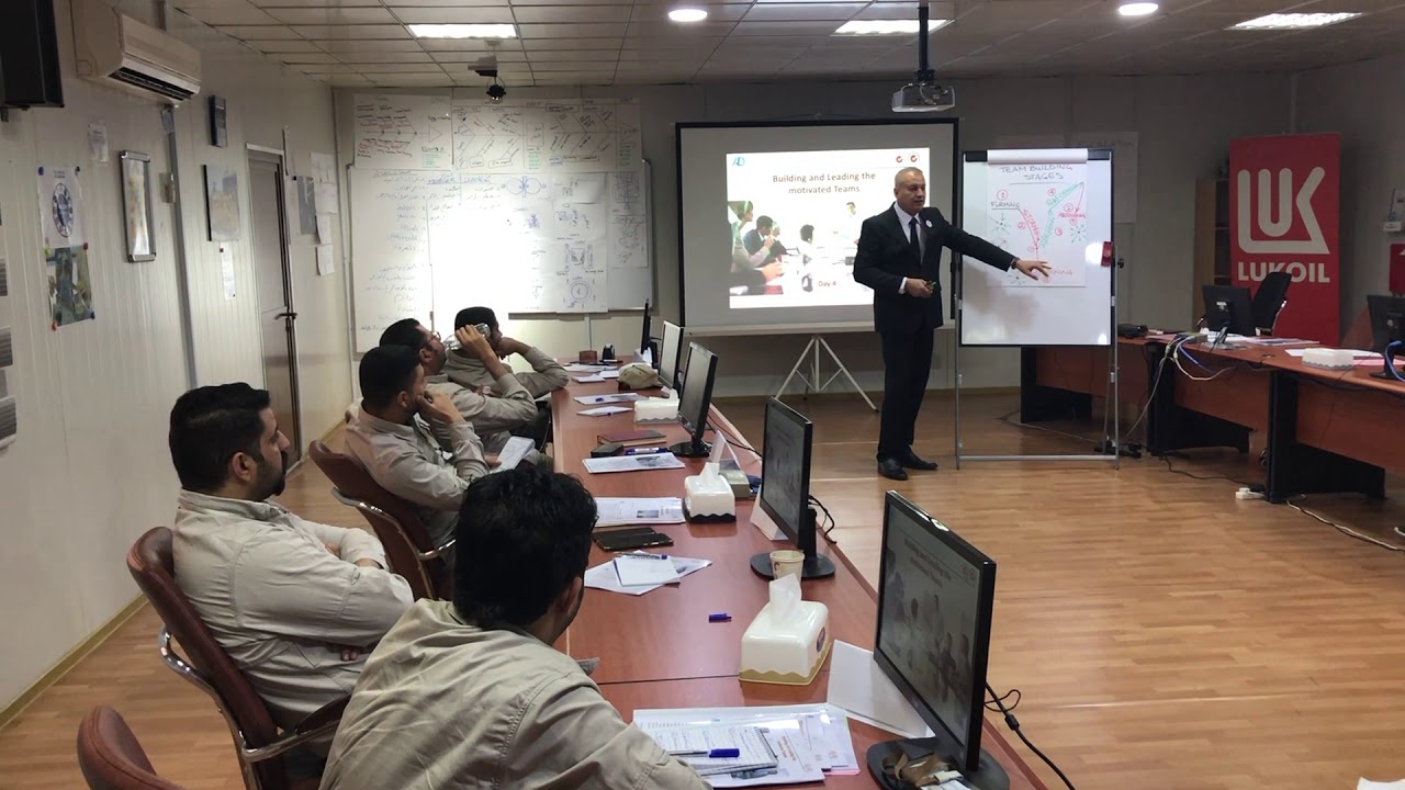 Al Delma motivated teams building training - YouTube