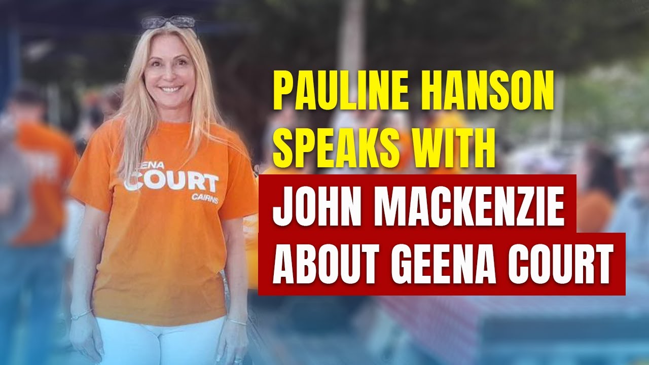 Pauline Hanson speaks with John MacKenzie about Geena Court - YouTube
