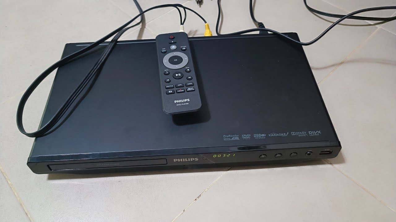 เครื่องเล่นดีวีดีฟิลิปส์ PHILIPS DVD PLAYER DVP3850K สินค้ามือ2 สภาพ ...
