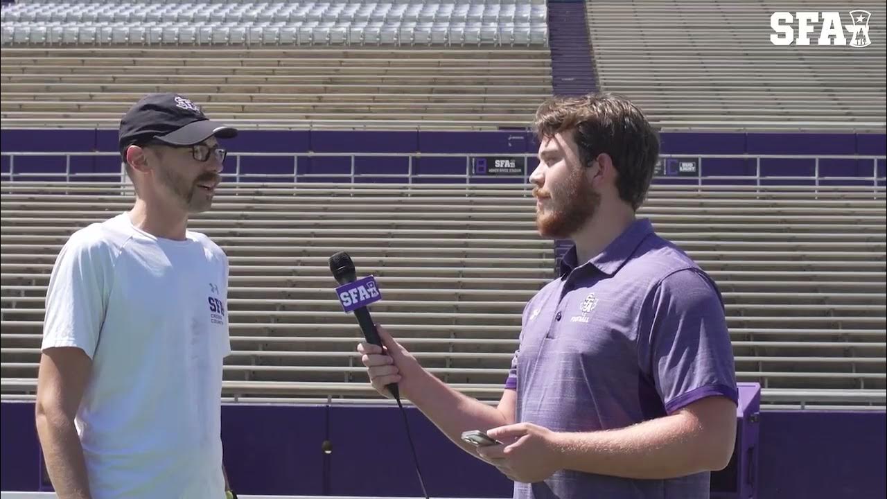 9.14.22 | Coach Hansen Previews The SFA Invite This Weekend - YouTube