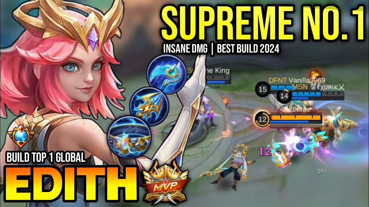 EDITH BEST BUILD 2024 | BUILD TOP GLOBAL EDITH GAMEPLAY | MOBILE ...