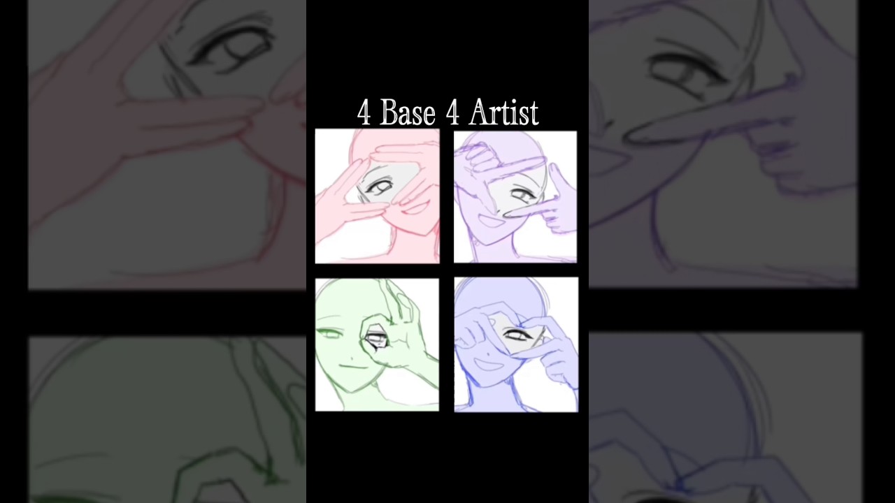 4 base 4 artist challenge | #youtubeshorts #ytshorts #artistonyoutube # ...