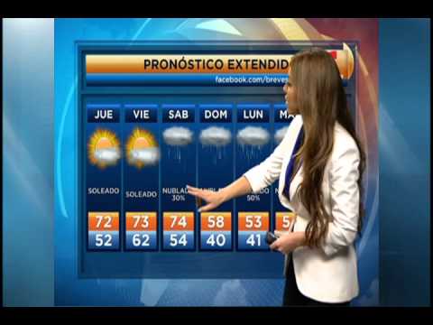 News Telemundo Houston Weather Report Anchor Cindy Burbano January 10 ...