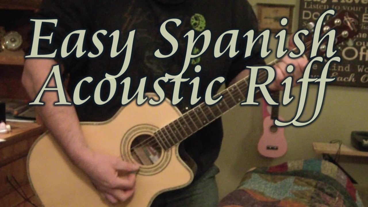 Easy Fun Acoustic Riff Exercises Warm Up Guitar Practice Strumming ...
