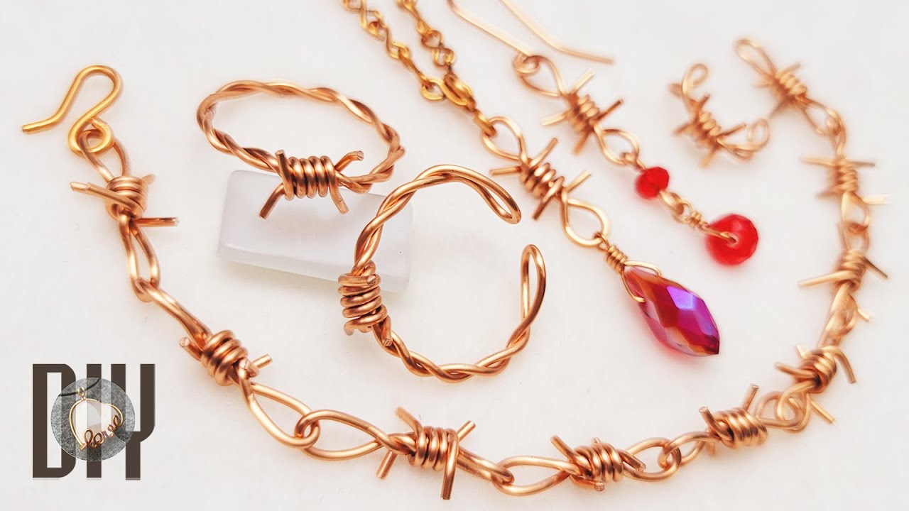 Barbed wire | full set of jewelry | unisex | Rings | bracelet ...