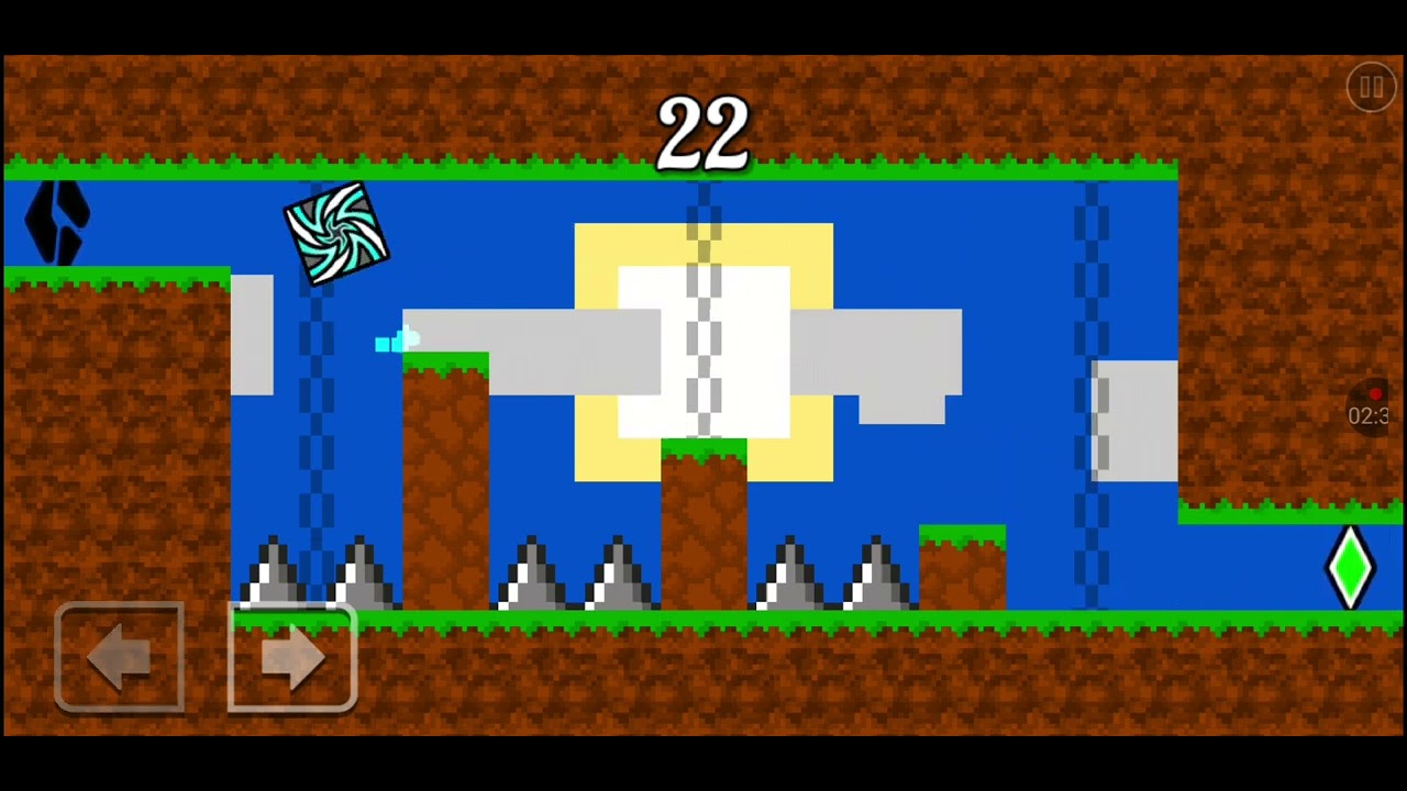 the magic tab geometry dash 2.21 - YouTube