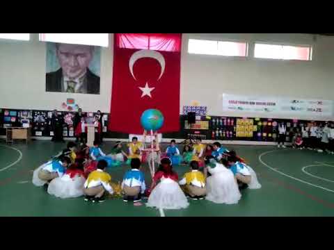 Sevgi çiçekleri gösterisi