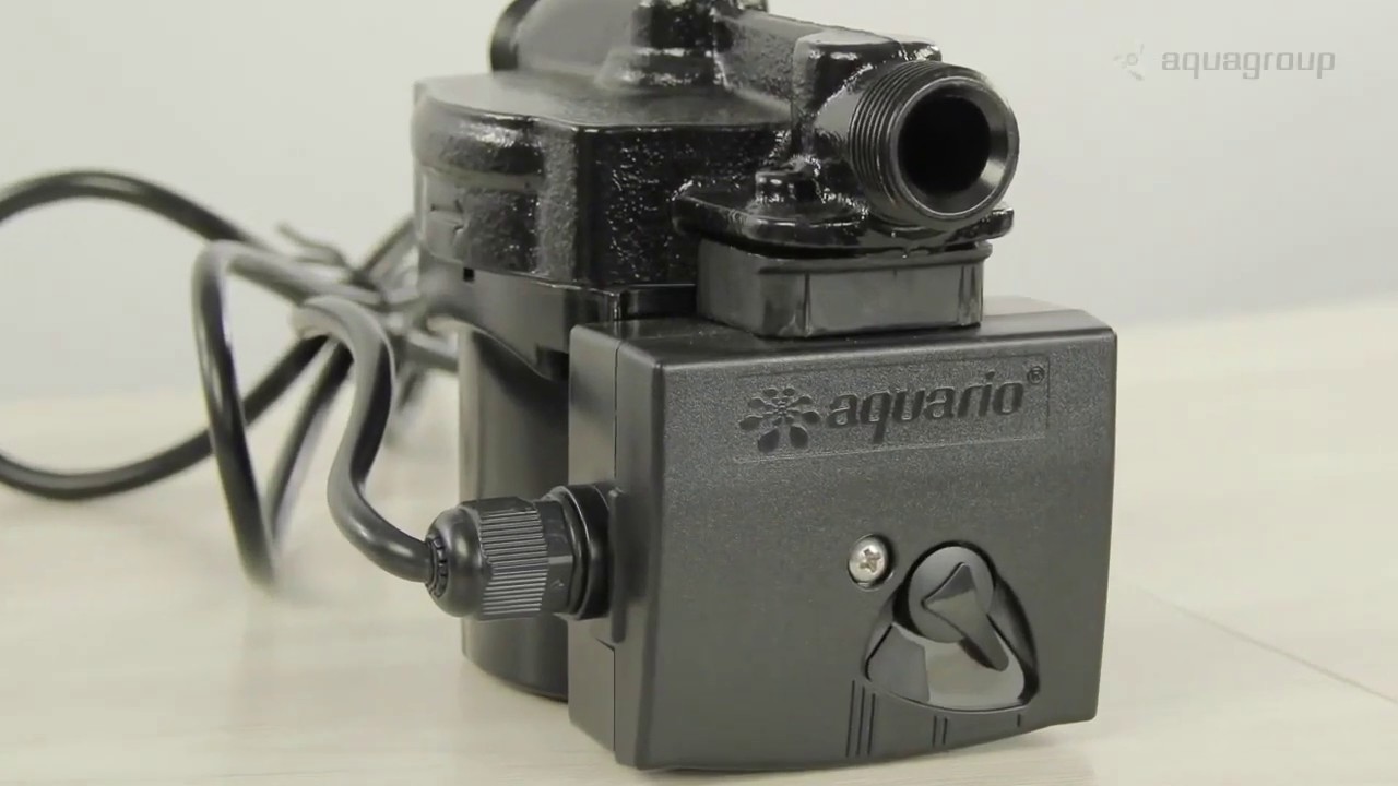 Насосы для повышения давления Акварио Aquario AC - YouTube