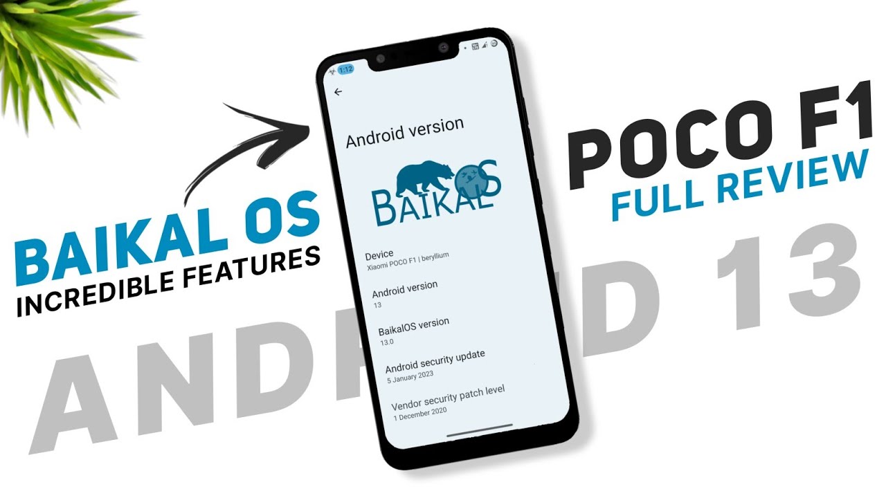 Unlock The Incredible Features Of The POCO F1 With Baikal OS 13.0! | Best Android 13 Rom - YouTube
