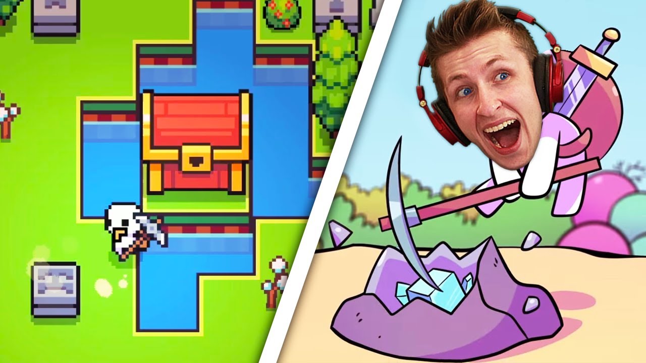 The BEST Mining Game EVER?! (Forager) - YouTube