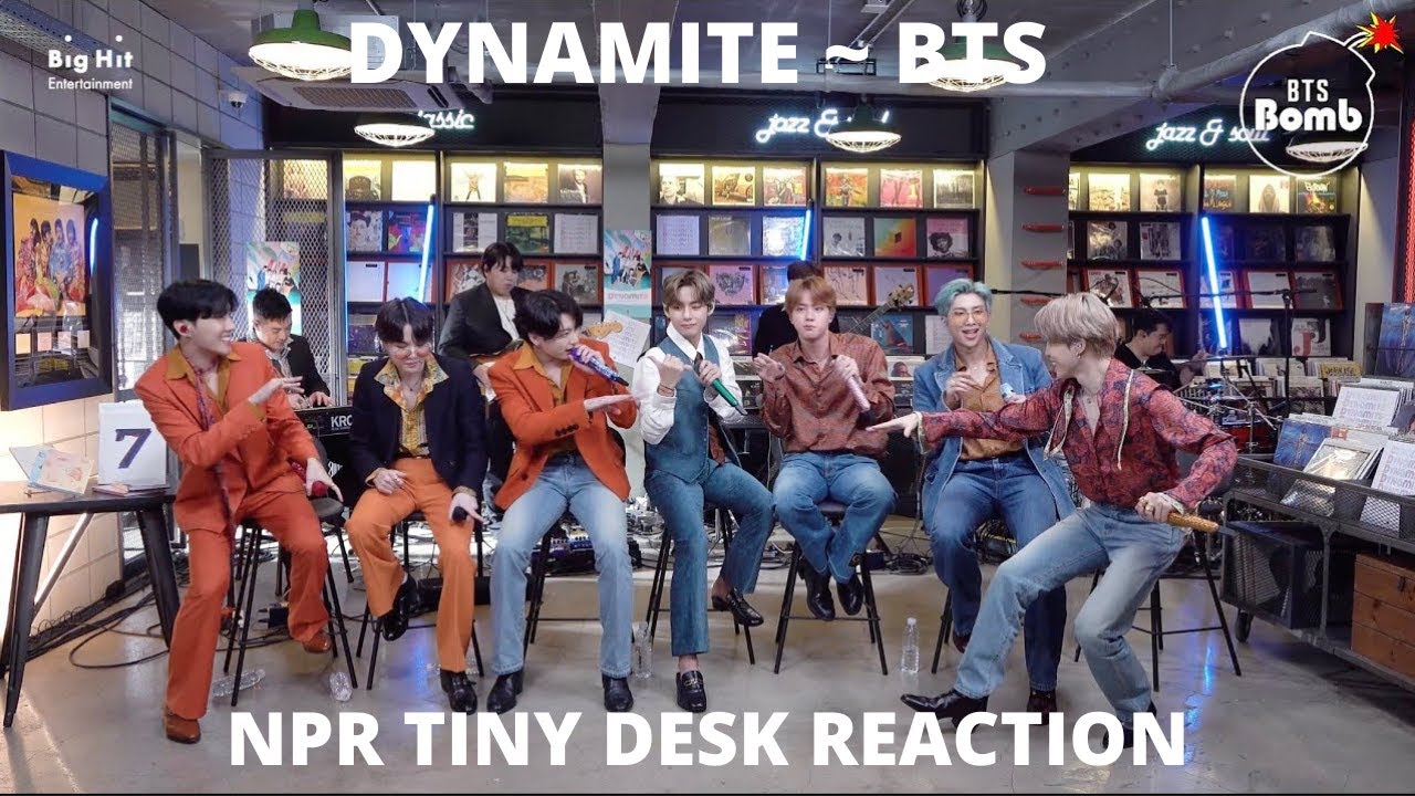Music Teacher Reacts: "Dynamite" BTS (NPR Tiny Desk Concert) - YouTube