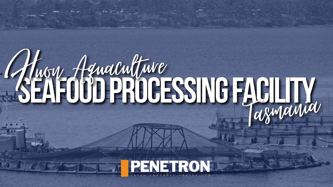 PENETRON Project || HUON AQUACULTURE SEAFOOD PROCESSING FACILITY - YouTube