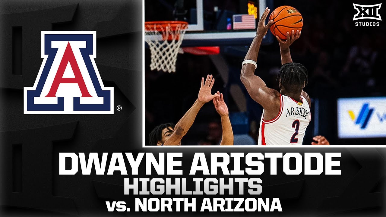 Dwayne Aristode Highlights vs. Northern Arizona | 2025-26 Big 12 Men’s ...