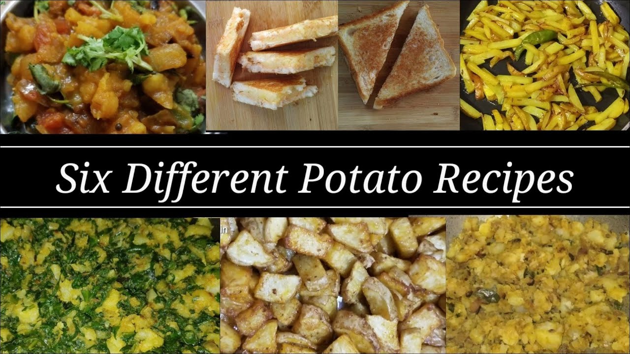 Six Different Potato Recipe || Potato Recipes || CAMVIN - YouTube