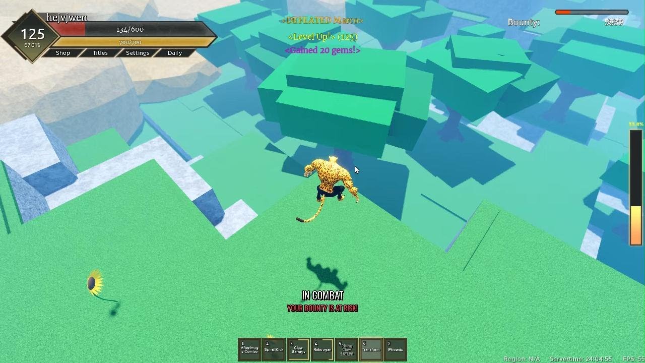 Roblox GETTING PHEONIX FORM BOSS DROP - YouTube