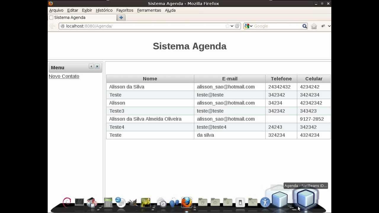 Agenda Hibernate Jsf Primefaces Parte 9 Youtube