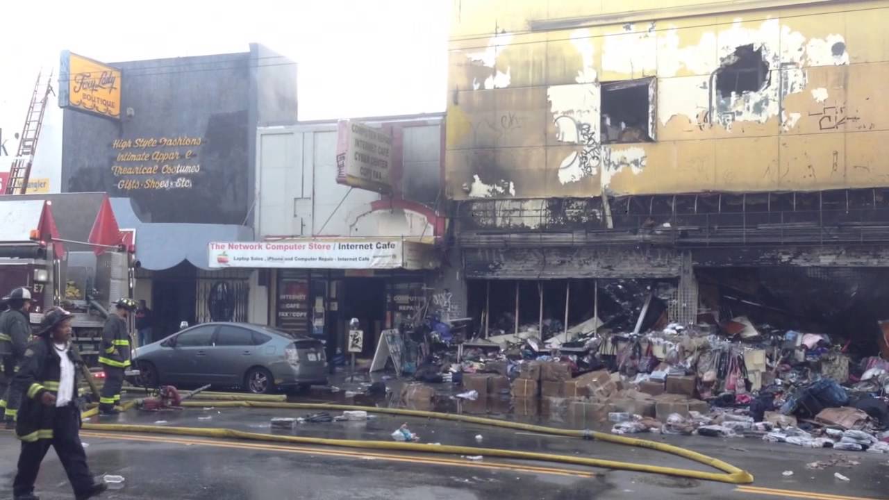 Mission & 23rd st. fire aftermath - YouTube