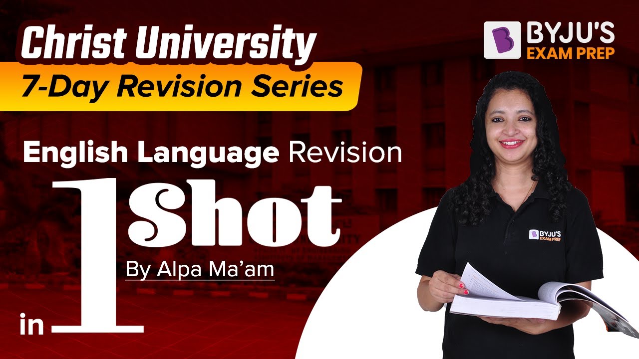 Christ University Exam: English Language in One Shot | Christ ...