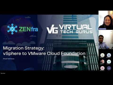 Webinar Migration Strategy vSphere to VMware Cloud Foundation | Virtual Tech Gurus - YouTube