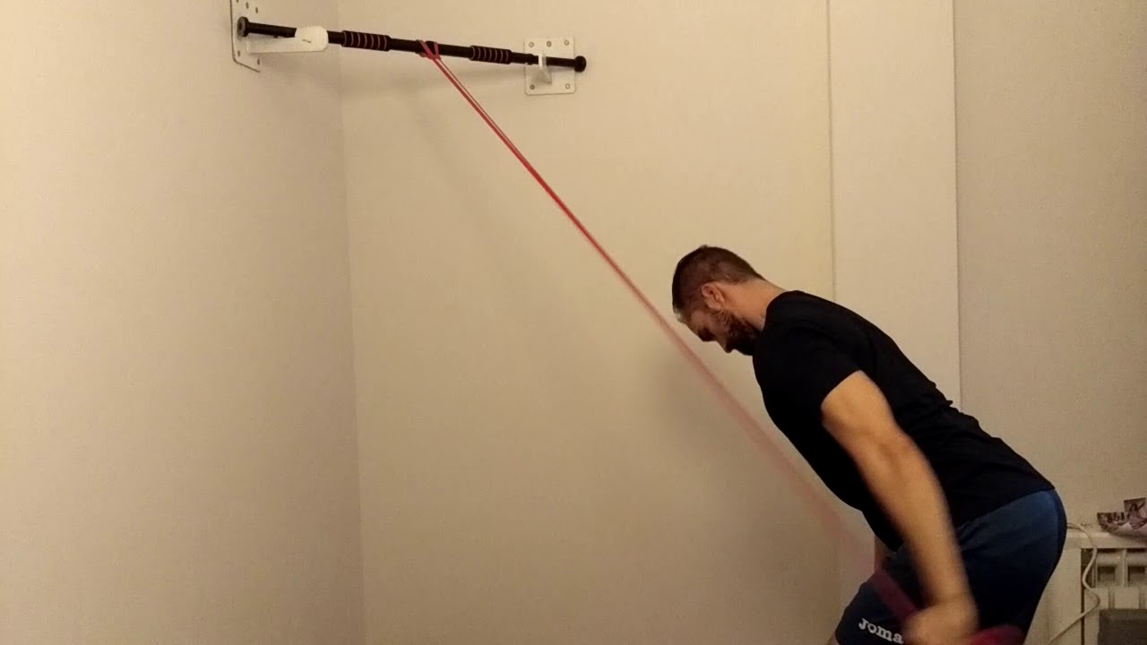 Pull-over con banda elástica a una mano - YouTube