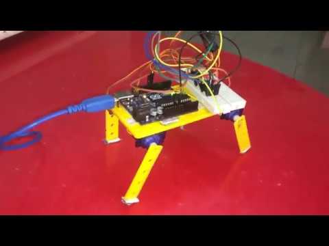 Four legged robot || Four leg walking robot || STEM Education ...
