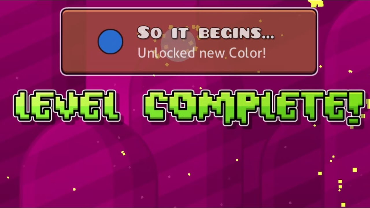 Geometry dash world levels 3 and 4 completed it’s getting harder - YouTube