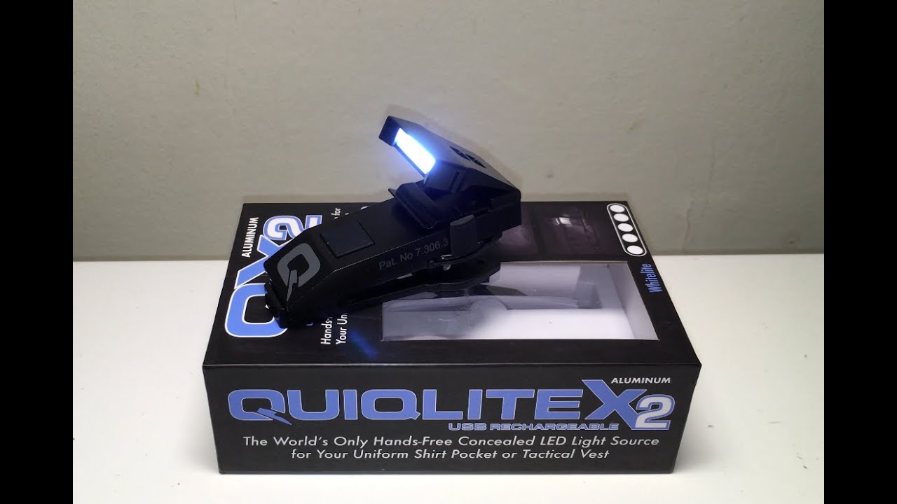 QuiqLiteX2 Tactical Torch Light Review & Feedback Notes - YouTube