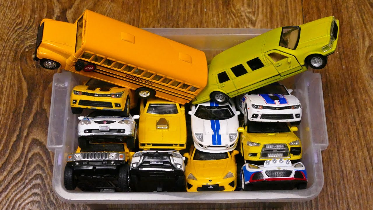 Full Box of Diecast Model Cars Large Collection - YouTube