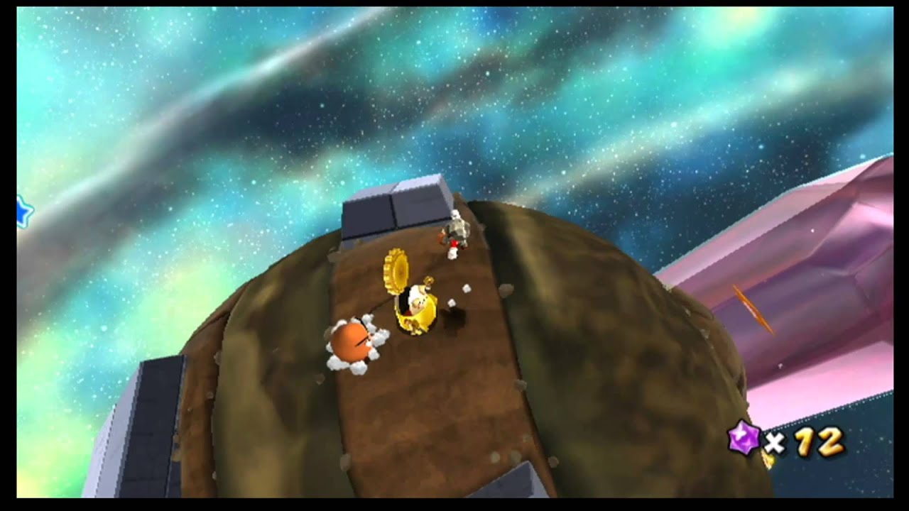 Super Mario Galaxy 2 - Boulder Bowl Galaxy - Rock and Rollodillo - YouTube