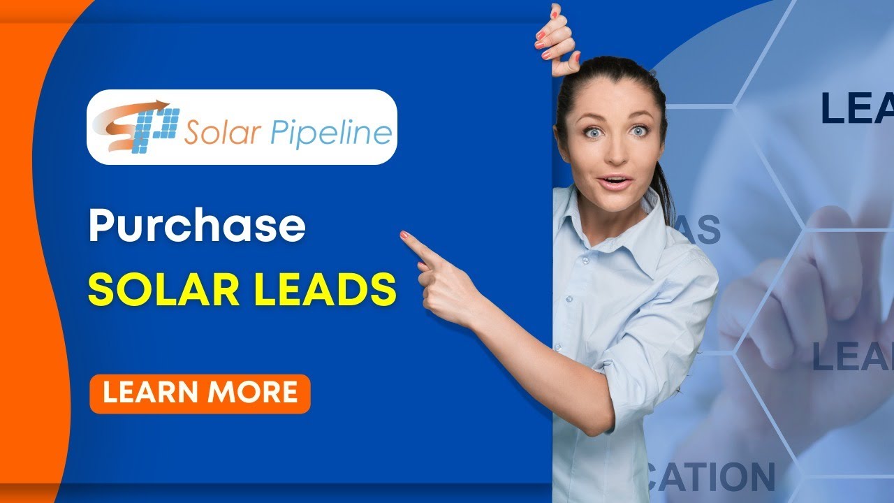 SOLAR PIPELINE TUTORIAL: PURCHASE SOLAR LEADS - YouTube