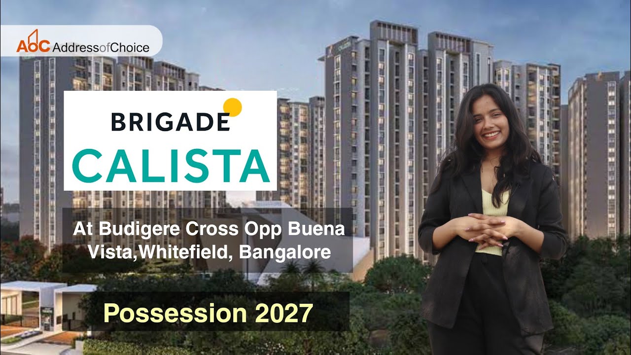 Brigade Calista 🏢 1, 2 & 3 BHK 🛏️ Flats in Budigere Cross, Bangalore ...