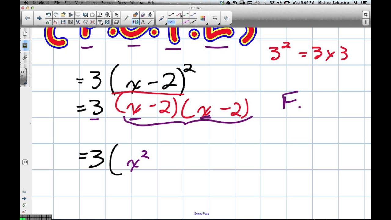 Distribution FOIL] (Grade 10 Applied Lesson 7 1 6 5 13) - YouTube