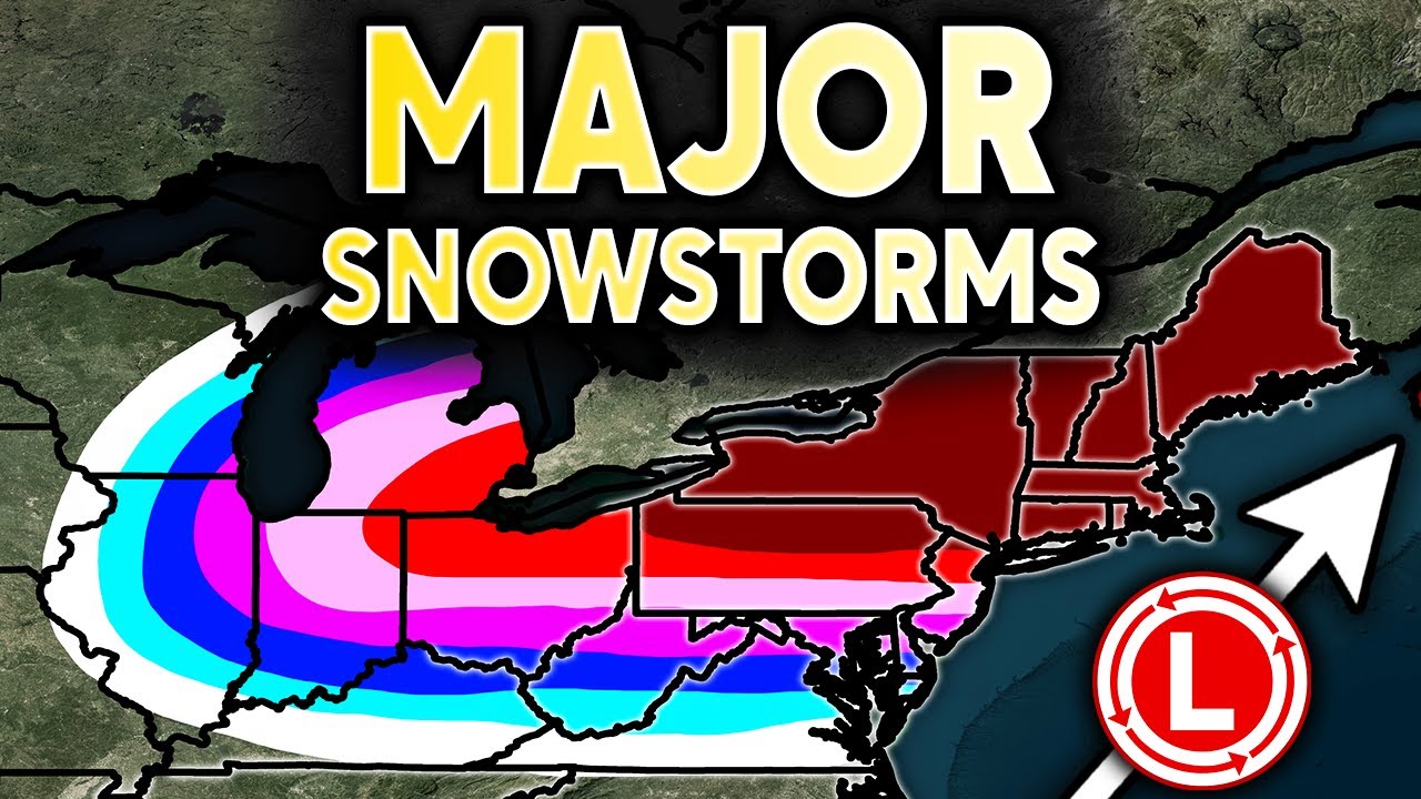 Models Show 6 Major Winter Storms... Snowiest Pattern in Over 10 Years ...