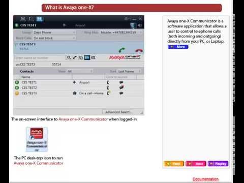 Using Avaya one-X (example) - YouTube