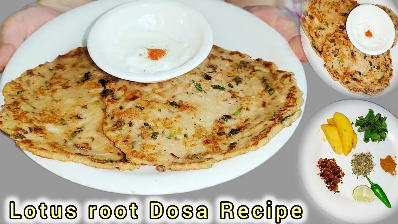 Lotus root Dosa recipe||step by step full tutorial #food #viralvideo # ...
